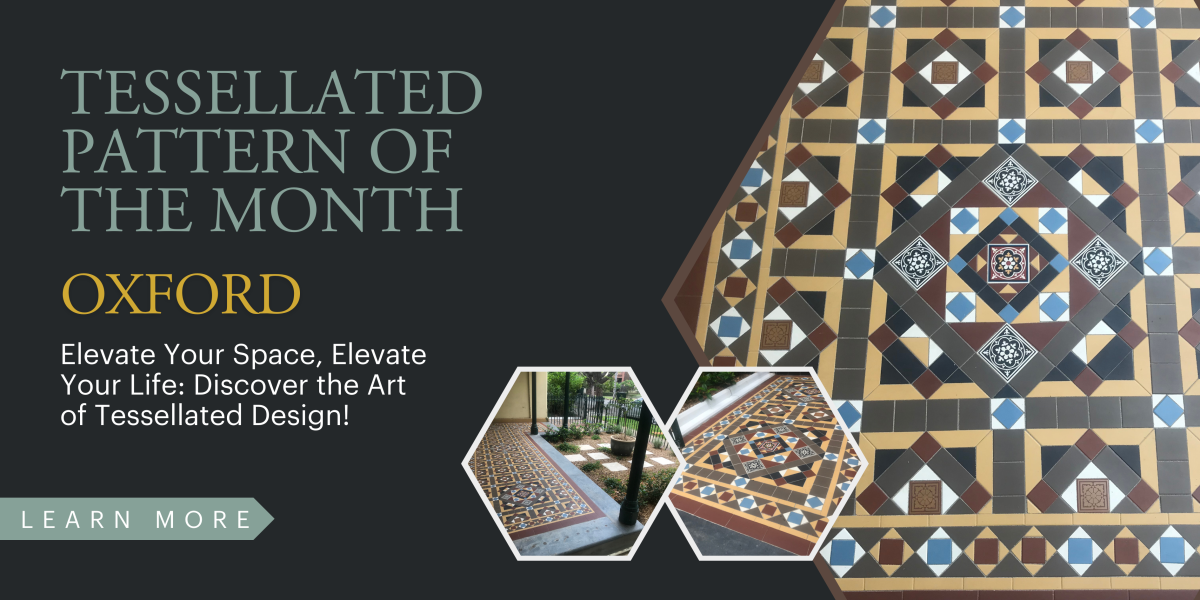 Tessellated pattern of the month ‘Oxford’ - Tessellated Tile Factory