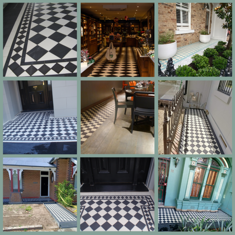 Tessellated pattern of the month ‘Checkered’ - Tessellated Tile Factory